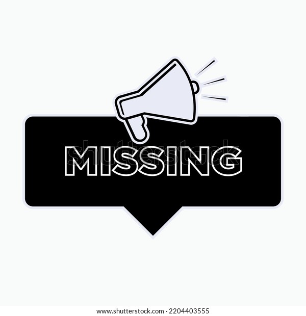 Missing Announcement Icon Symbol Publish News Stock Vector (Royalty ... Missing Announcement Icon Symbol Publish News Stock Vector (Royalty ...