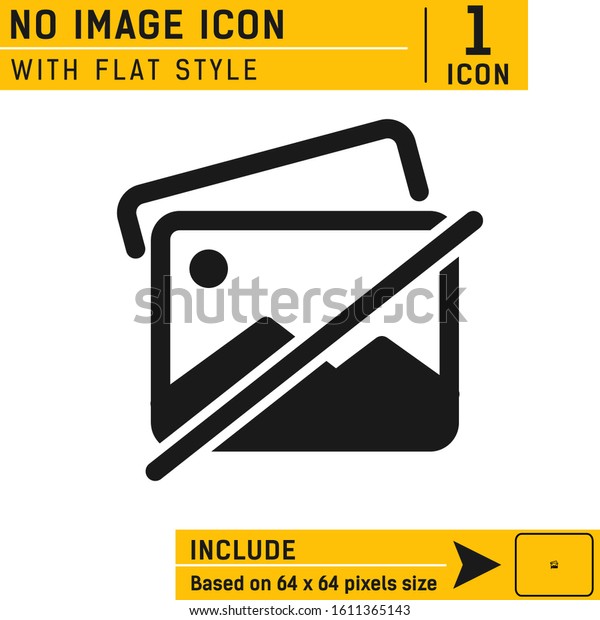 Missing Image Sign No Picture Icon Stock Vector (Royalty Free) 1611365143