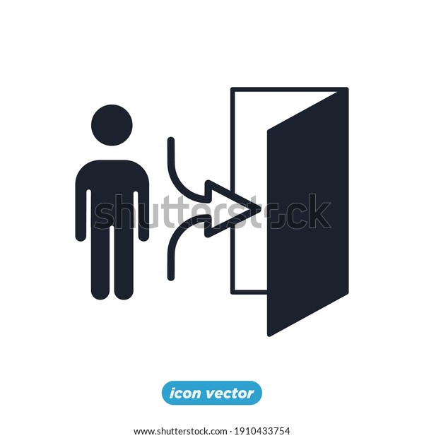 Mission Path Icon Business Target Goal Stock Vector (Royalty Free ...