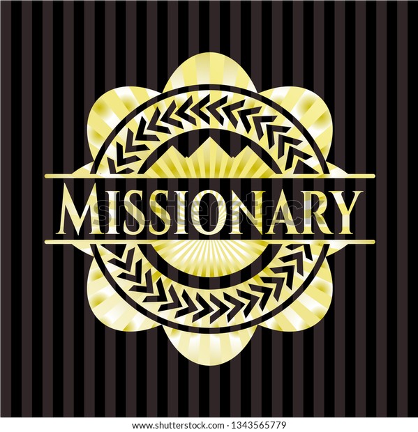 Missionary Shiny Emblem Stock Vector (Royalty Free) 1343565779 ...