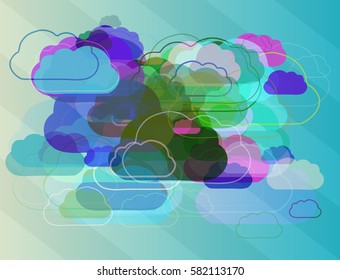 Mist Background Art Stock Vector (Royalty Free) 582113170 | Shutterstock