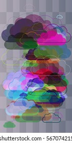 Mist Texture Art Stock Vector (Royalty Free) 567074215 | Shutterstock