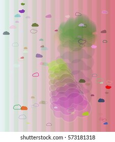 Mist Texture Background Stock Vector (Royalty Free) 573181318 ...