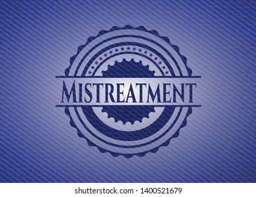 Mistreatment Jean Texture Vector Illustration Detailed Stock Vector ...