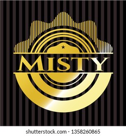 Misty Shiny Badge Stock Vector (Royalty Free) 1358260865 | Shutterstock