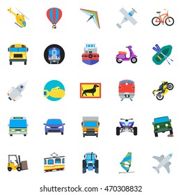Mix Different Vehicles Stock Vector (Royalty Free) 470308832