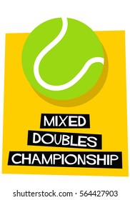 51 Mixed doubles tennis Stock Illustrations, Images & Vectors ...