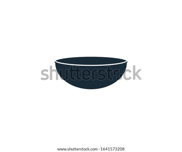 Mixing Bowl Icon Vector Logo Template Stock Vector (Royalty Free ...