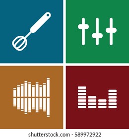 Mixing Icons Set Stock Vector (Royalty Free) 589972922 | Shutterstock