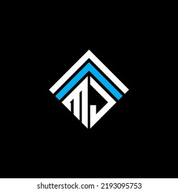 Mj Letter Logo Creative Design Vector Stock Vector (Royalty Free ...