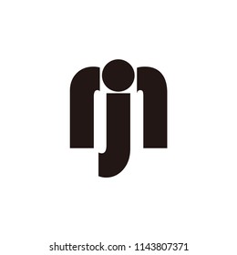 Letter Jij Logo Stock Vector (Royalty Free) 1062760889