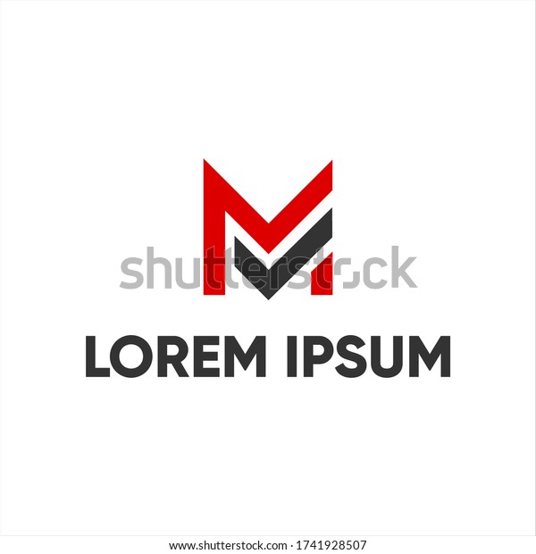 Mj Monogram Logo Modern Mj Typography Stock Vector (Royalty Free ...