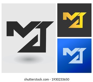 Mj Nj Logo Initial Letter Shape Stock Vector (Royalty Free) 1930233650 ...