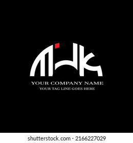 Mjk Letter Logo Creative Design Vector Stock Vector (Royalty Free ...