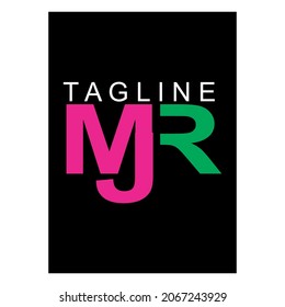 Mjr Text Logo Vector Free Design Stock Vector (Royalty Free) 2067243929 ...