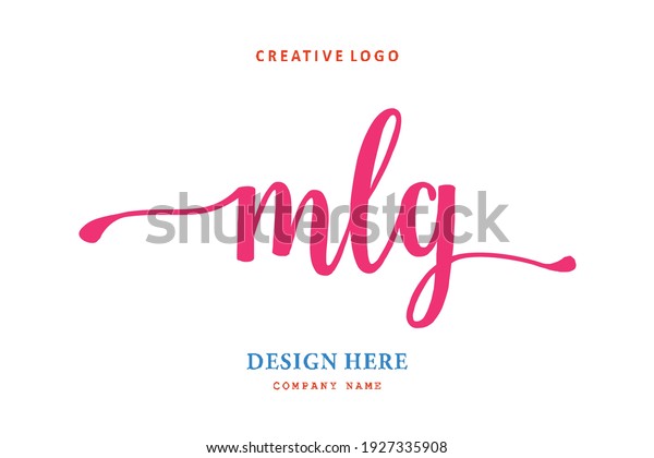 Mlg Lettering Logo Simple Easy Understand Stock Vector (Royalty Free ...