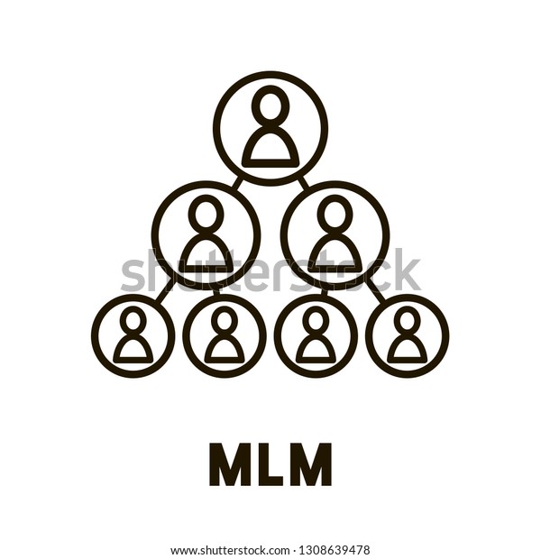 Mlm Multilevel Marketin Icon Ecommerce Can Stock Vector (Royalty Free ...