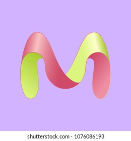 Mlogo Color Gradient Warm Dynamic Shapes Stock Vector (Royalty Free ...