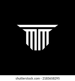 Mm Letter Logo Creative Design Vector Stock Vector (Royalty Free ...