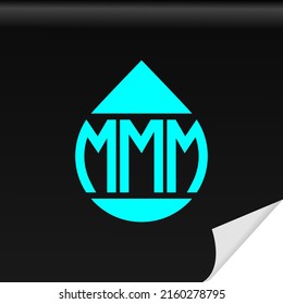 Mmm Logo Monogram Isolated On Circle Stock Vector (Royalty Free ...