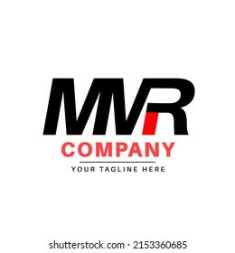 Mmr Letter Logo Vector Illustrator Design Stock Vector (Royalty Free ...