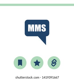 Mms Cell Phone Text Message Flat Stock Vector (Royalty Free) 1419391667 ...