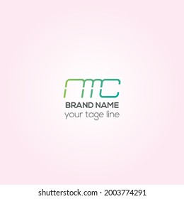 Mnc Vector Logo Design Brand Identity Stock Vector (Royalty Free ...