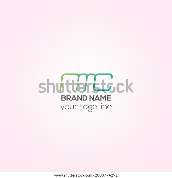 Mnc Vector Logo Design Brand Identity Stock Vector (Royalty Free ...