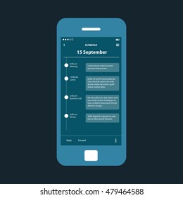 Mobile App Single Screen Ui Kit Stock Vector (Royalty Free) 479464588 ...