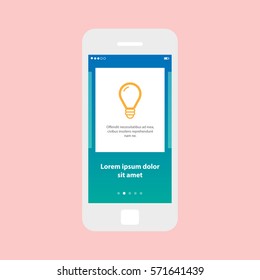 Mobile App Single Screen Ui Kit Stock Vector (Royalty Free) 571641439 ...