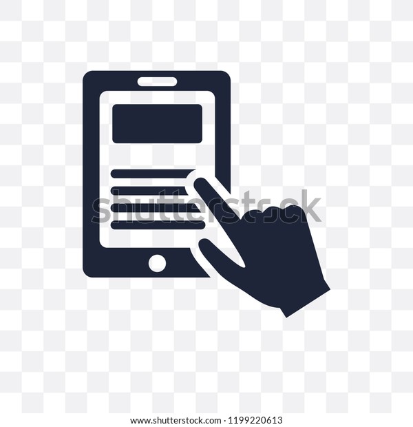 Mobile App Transparent Icon Mobile App Stock Vector (Royalty Free ...