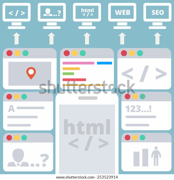 Mobile Application Optimization Programming Design Analytics Stock ...