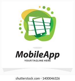 Mobile Apps Logo Design Template Stock Vector (Royalty Free) 1400046326 | Shutterstock