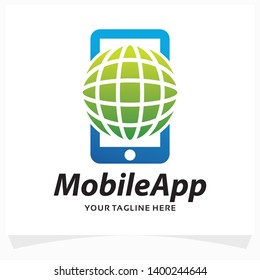 Mobile Apps Logo Design Template Stock Vector (Royalty Free) 1400244644 ...