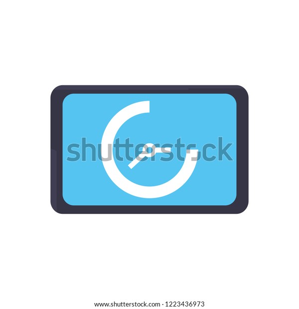 Mobile Call Center Service Clock Online Stock Vector (Royalty Free ...