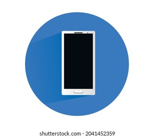 Mobile Cell Phone Illustration Simple Design Stock Vector (Royalty Free ...