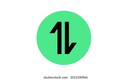 Mobile Data Symbol Icon Green Isolated Stock Vector (Royalty Free ...