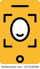 Mobile Face Id Illustration Vector On Stock Vector (Royalty Free ...