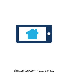 Mobile Home Logo Icon Design Stock Vector (Royalty Free) 1107354812 ...