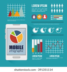 Mobile Infographic Design Stock Vector (Royalty Free) 391351114 ...