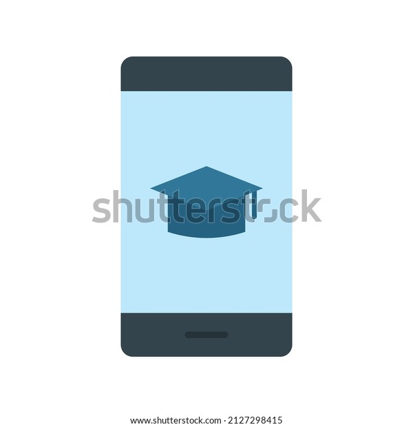 Mobile Learning Icon Vector Image Can Stock Vector (Royalty Free ...