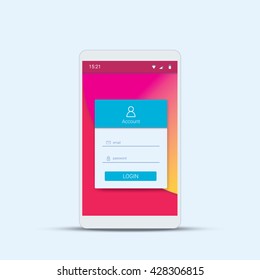 Vector Design User Interface Template Stock Vector (Royalty Free ...