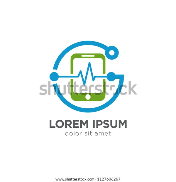 Mobile Medicine Logo Stock Vector (Royalty Free) 1127606267 | Shutterstock