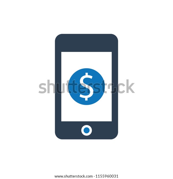 Mobile Money Icon Stock Vector (Royalty Free) 1155960031 | Shutterstock