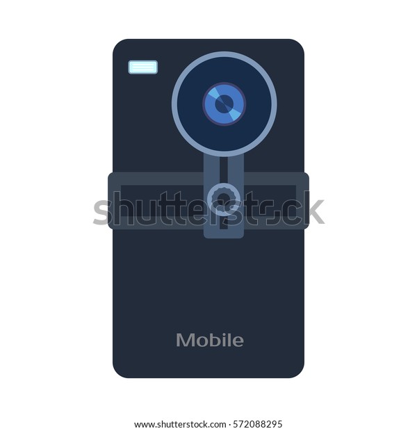Mobile Phone Camera Vector Illustration Stock Vector (Royalty Free ...