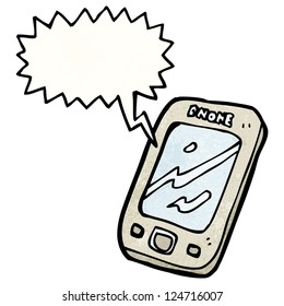 Cartoon Dead Phone This Phone Ghost Stock Vector (Royalty Free) 1562113393