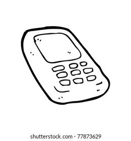 Pink Mobile Phone Cartoon Stock Vector (Royalty Free) 79830697