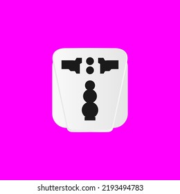 Mobile Phone Charger Adaptor Vector Illustration Stock Vector (Royalty ...