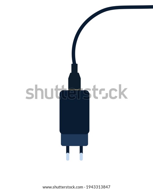 Mobile Phone Charger Cable Vector Illustration Stock Vector (Royalty ...