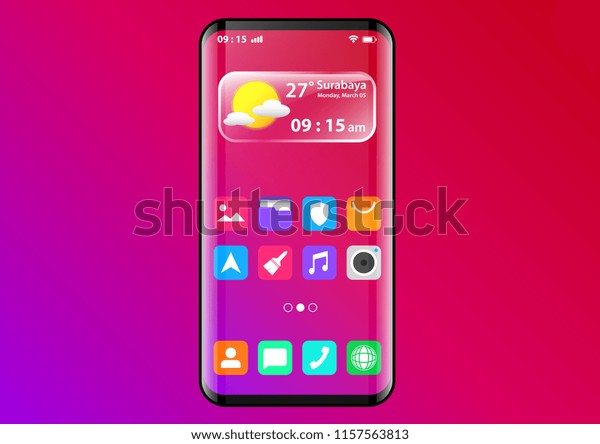3,570 Android Home Screen Images, Stock Photos & Vectors | Shutterstock